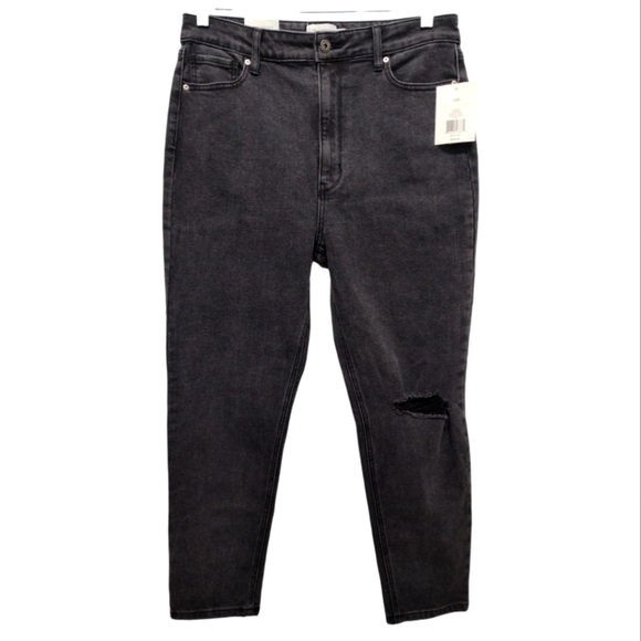 True Craft | Jeans | True Craft Black Mom Jean Black Highrise Relaxed ...